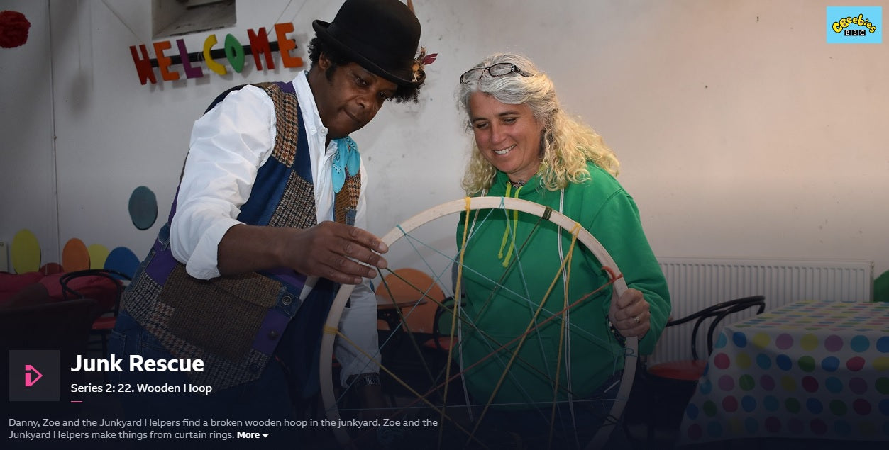 Dr Zigs features on CBeebies Junk Rescue!